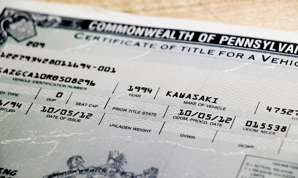 A PA Motorist’s Guide to Vehicle Titles